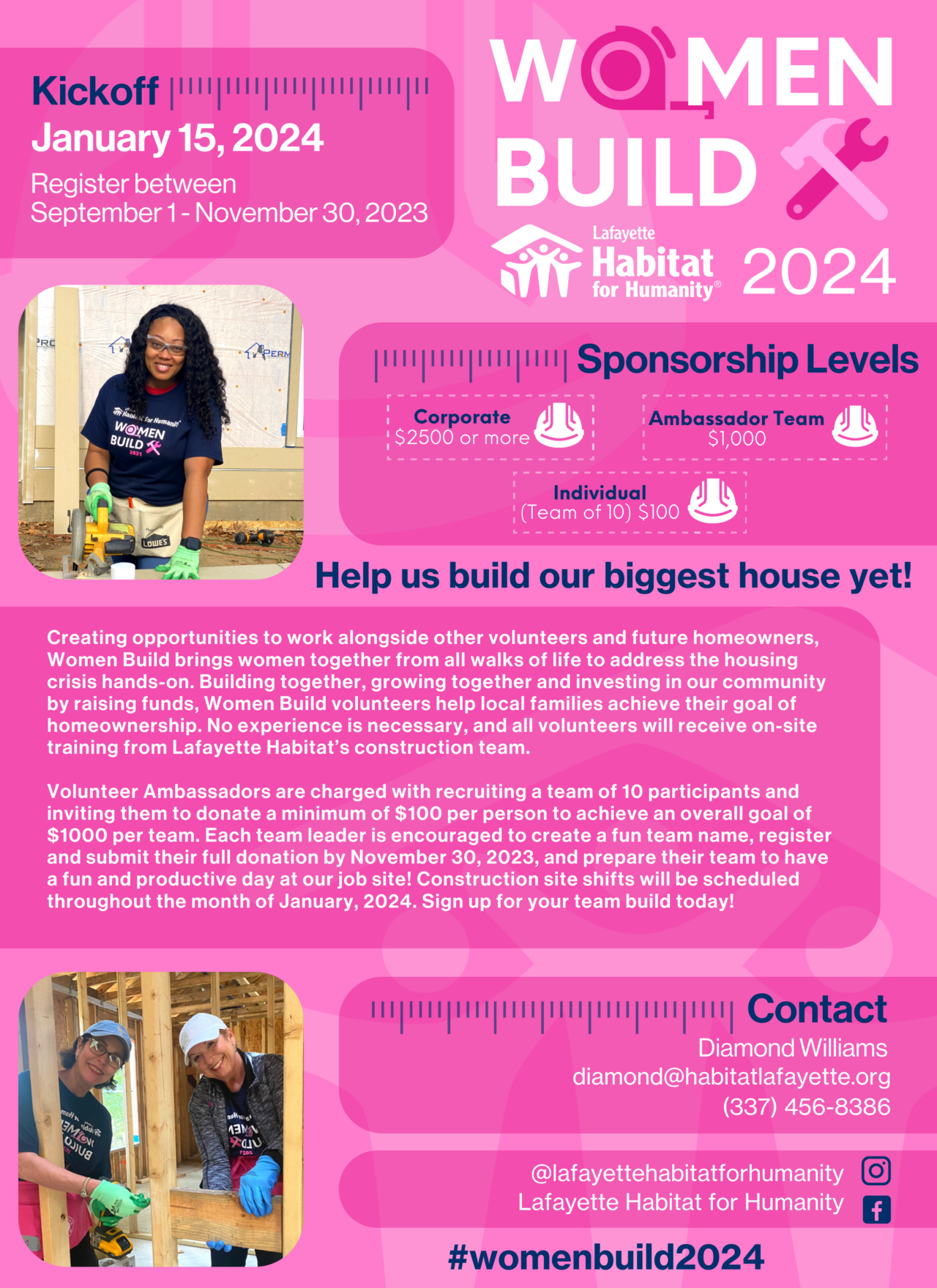 Women Build | Lafayette Habitat for Humanity Women Build | Lafayette Habitat for Humanity